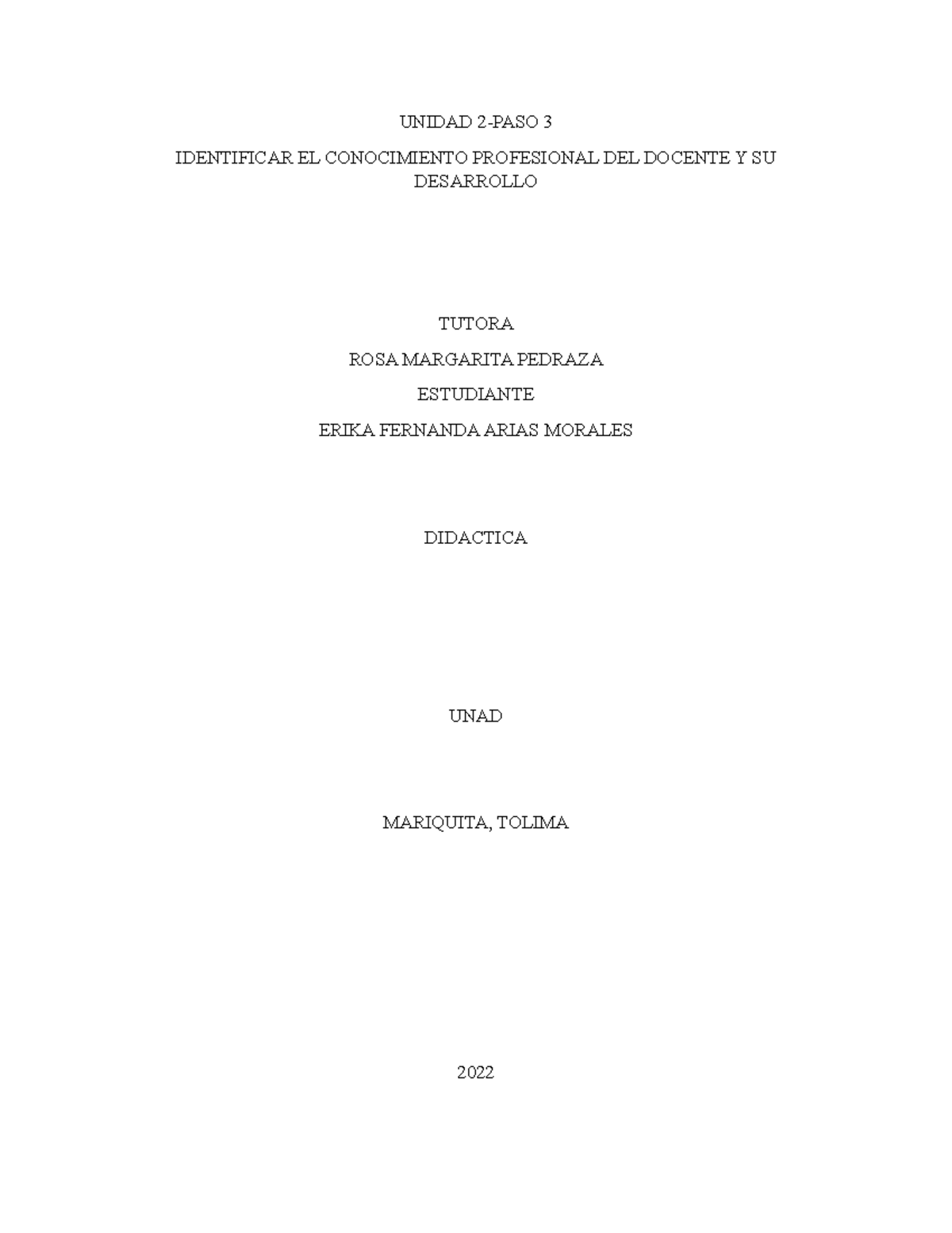 Unidad 2-PASO 3 - UNIDAD 2-PASO 3 IDENTIFICAR EL CONOCIMIENTO ...