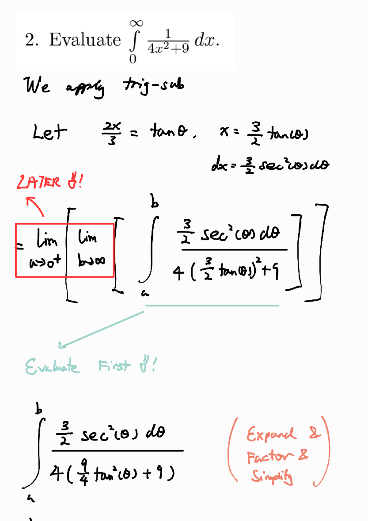 Lab 3 Q2 Solution 240126 133648 - 8 2. Evaluate S 1 dx. 4x2 0 We apply ...