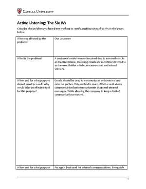COM-FPX1250 Six Ws Worksheet Stewart Kelly 4-1 - COM-FP1250 - CU - Studocu