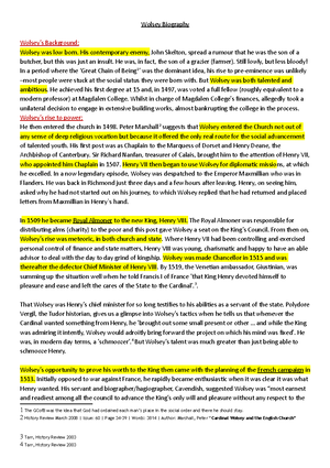 Wolsey Timeline - Timeline of Wolsey 1. 1507/8 WENT TO FLANDERS AND ...