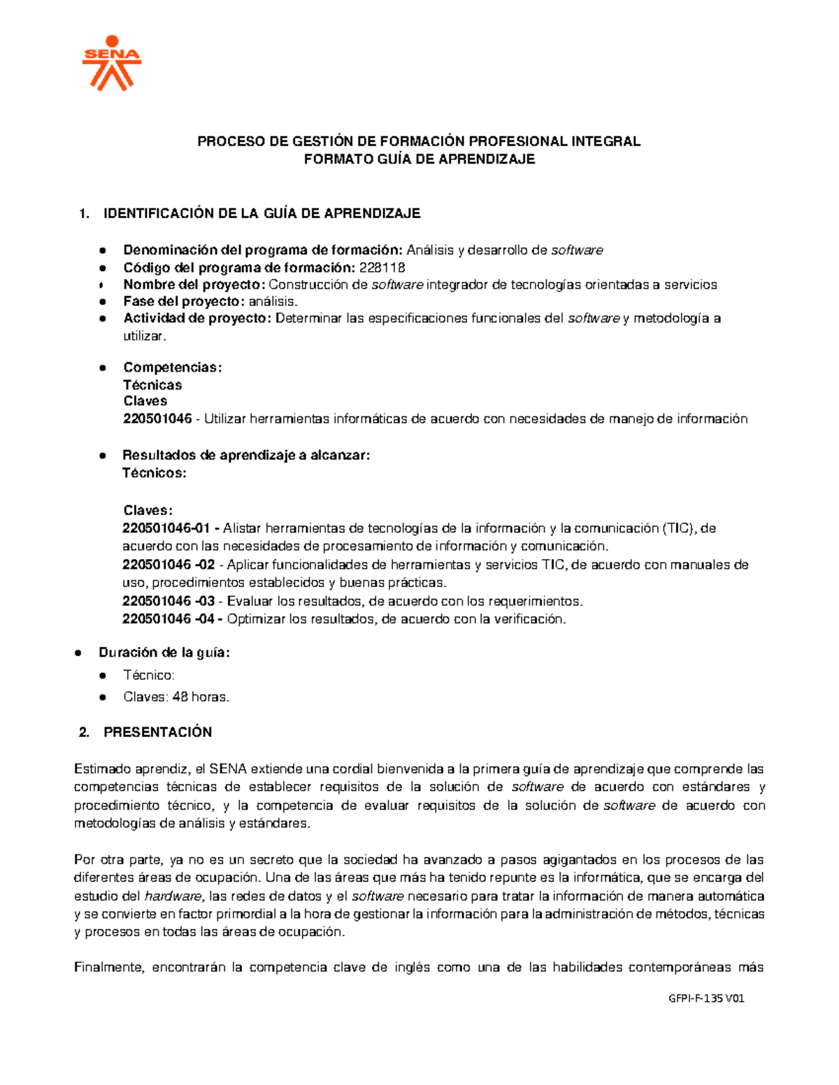 TIC - Jorge - asdasd gsdg fgs - PROCESO DE GESTIÓN DE FORMACIÓN ...