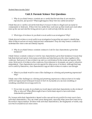 Unit 3 Lab Questions - Student Name Anosha Zahid Unit 3 Lab Questions ...