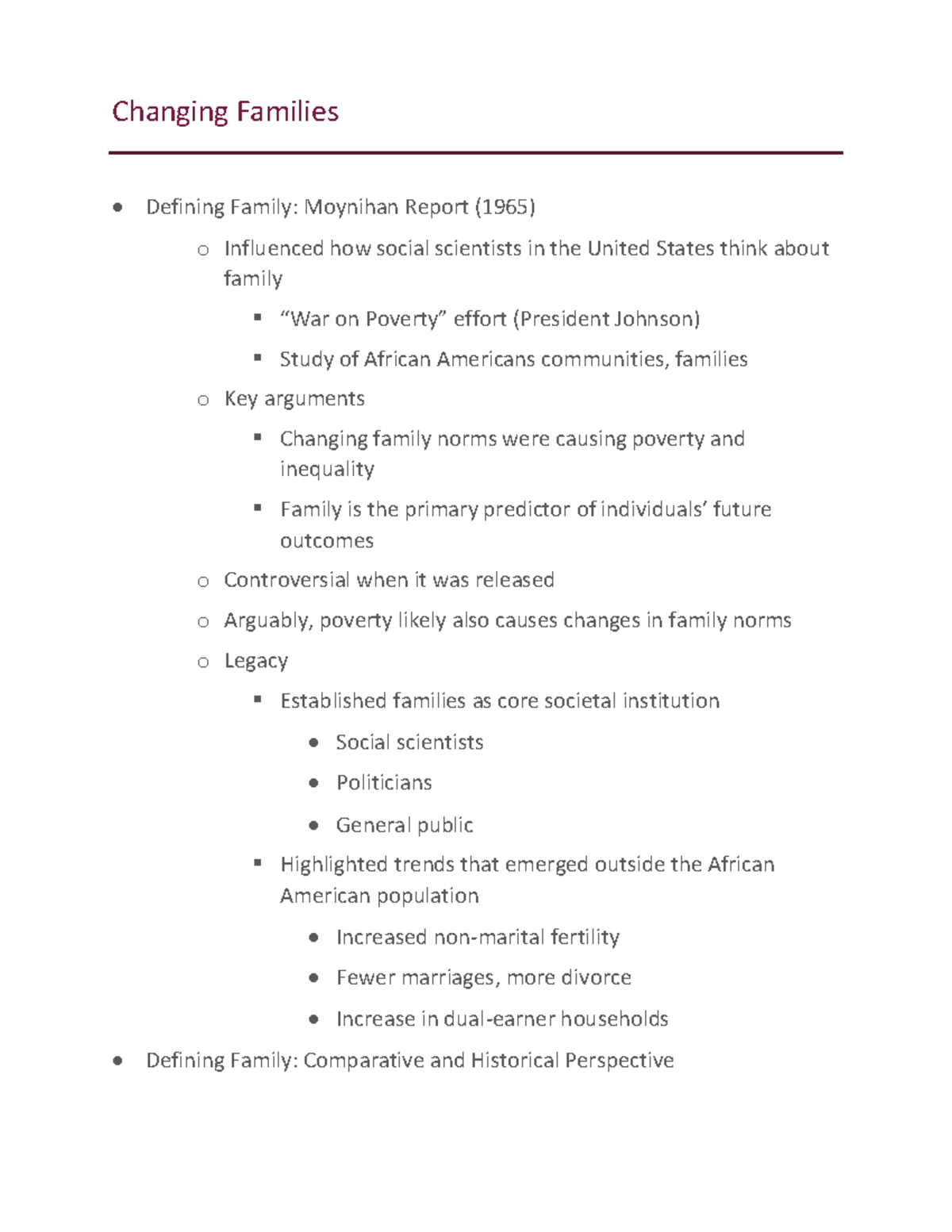 Changing Families - How family dynamics have changed over time ...