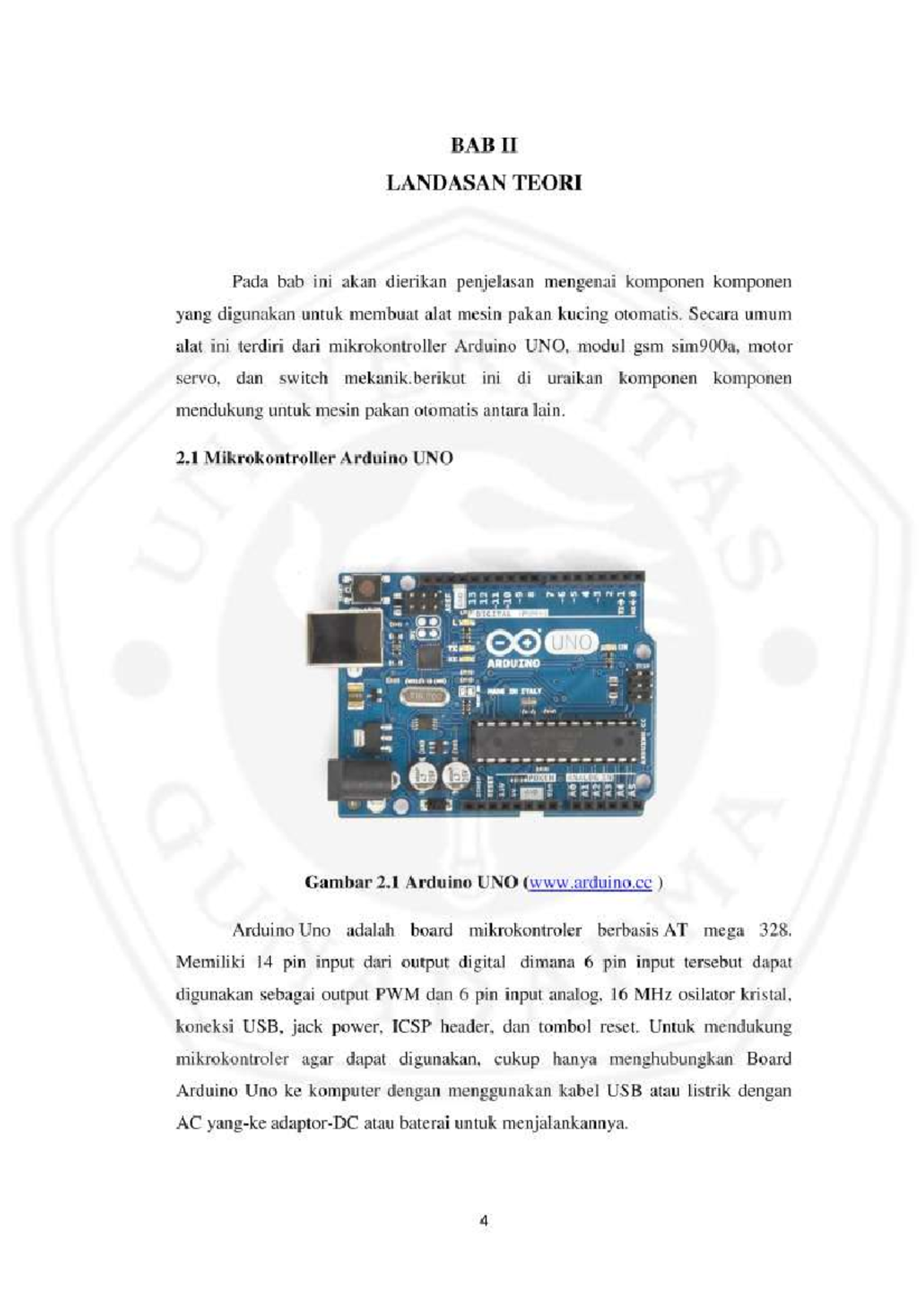 Chapter 2 Prototype Of Arduino Uno Based Automatic Bridge Pemrograman