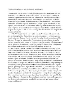 CJ Module 7 Project 2 - functions of the court, law enforcement ...