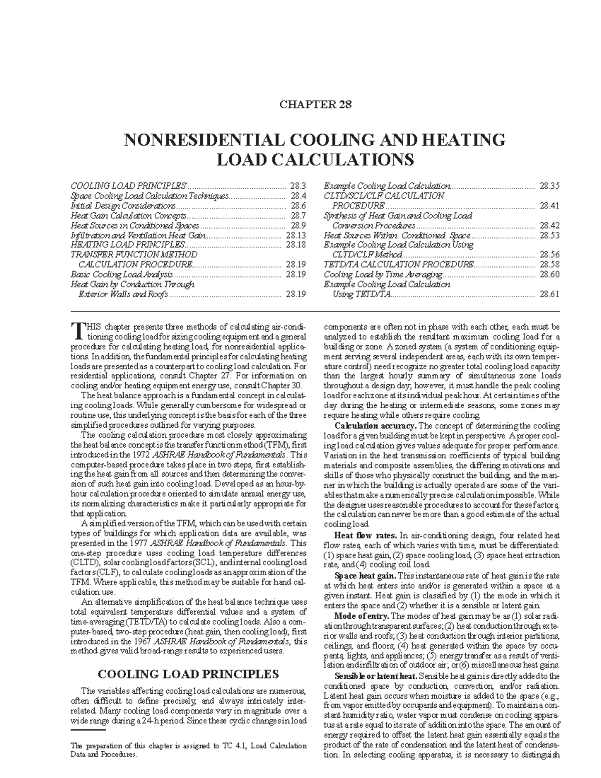 CH28 29 - Ejer - CHAPTER 28 NONRESIDENTIAL COOLING AND HEATING LOAD ...