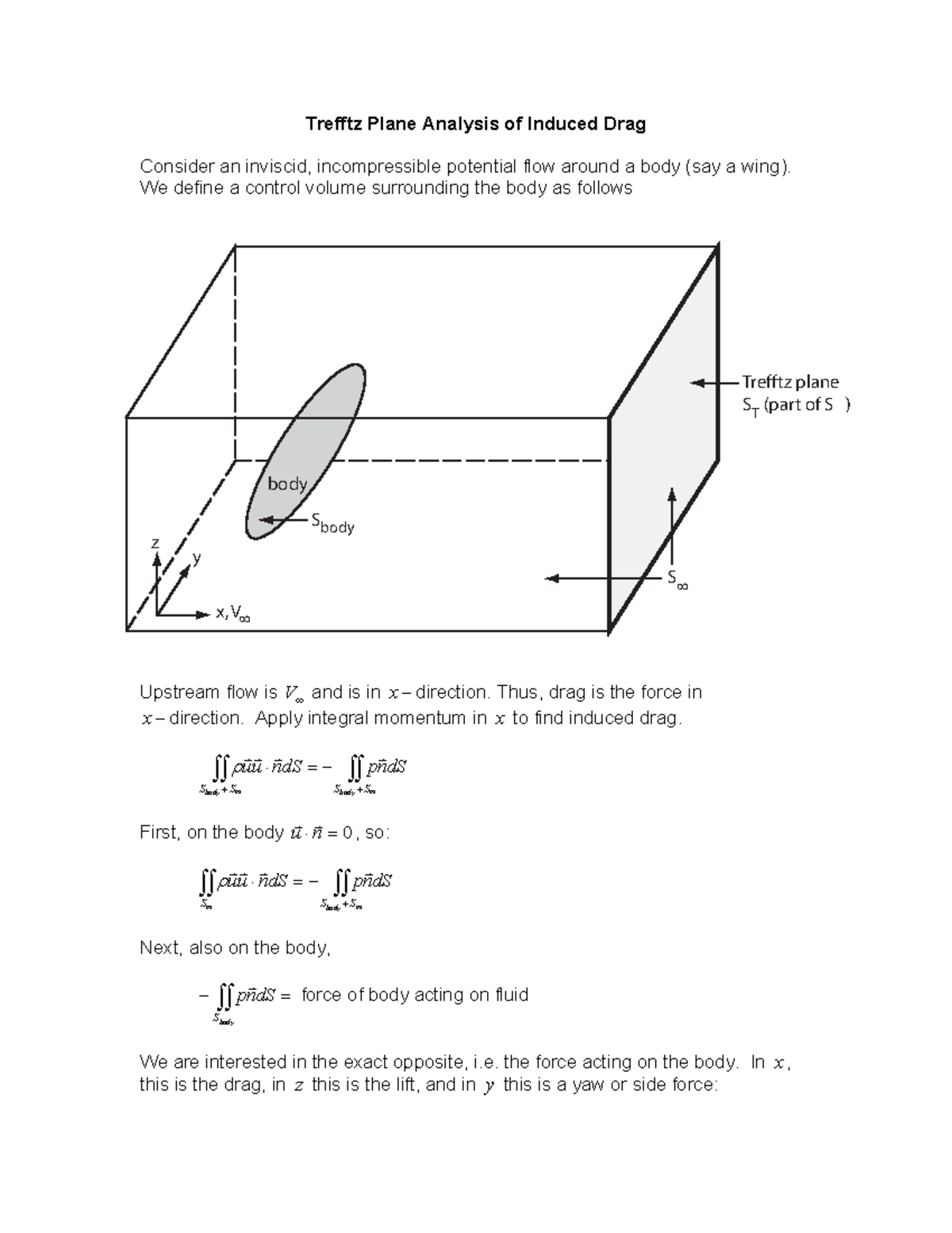 Trefftz Plane Analysis of Induced Drag - Trefftz Plane Analysis of ...
