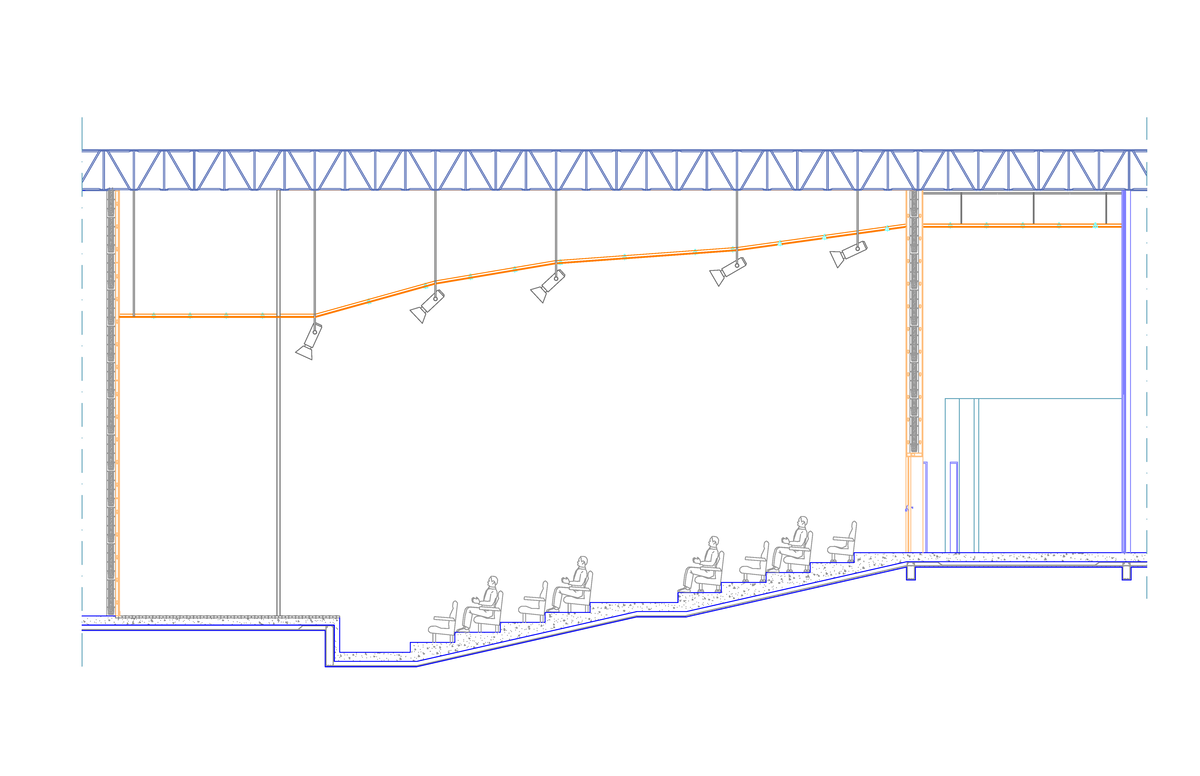 Corte Longitudinal - Auditorio - Dibujo Aplicado - Studocu