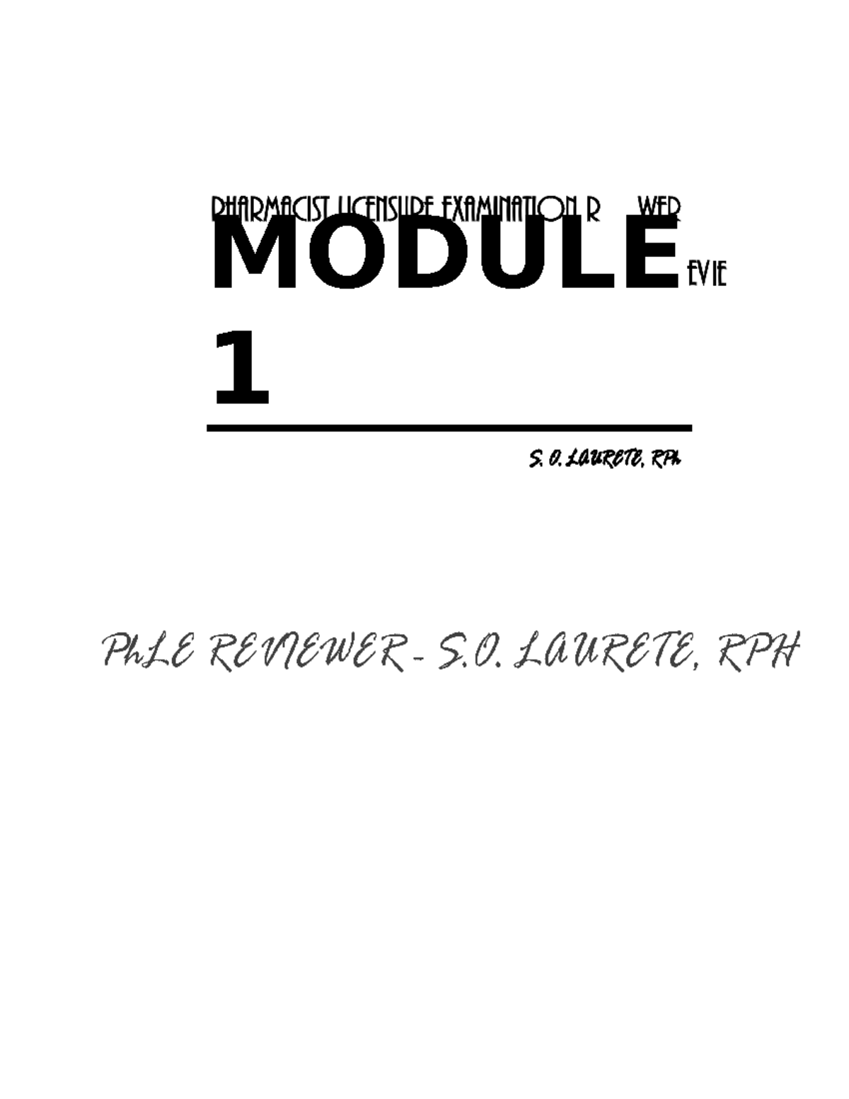Laurette-Module 1 - Laurette-Module 1 - char char phle 1char char phle ...