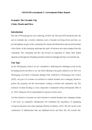 Liveable city Assessment 2 Part 1 - Assessment 2 Online Mapping Diary ...