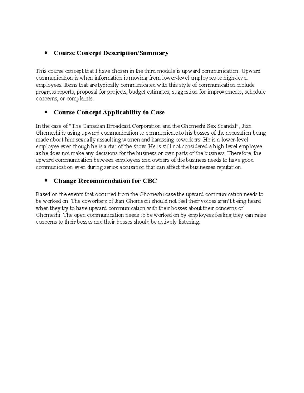 Module 3 Case Question - sfdsf - Course Concept Description/Summary ...