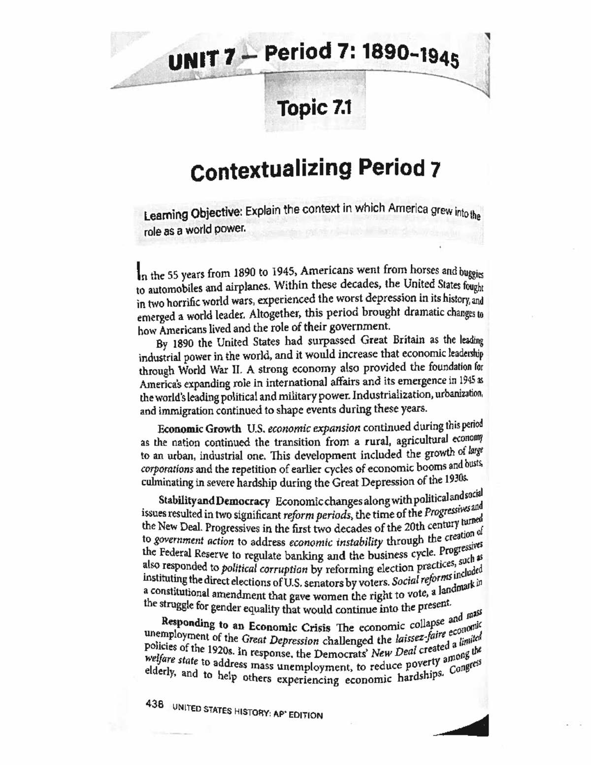 Period 7 Amsco - Studocu