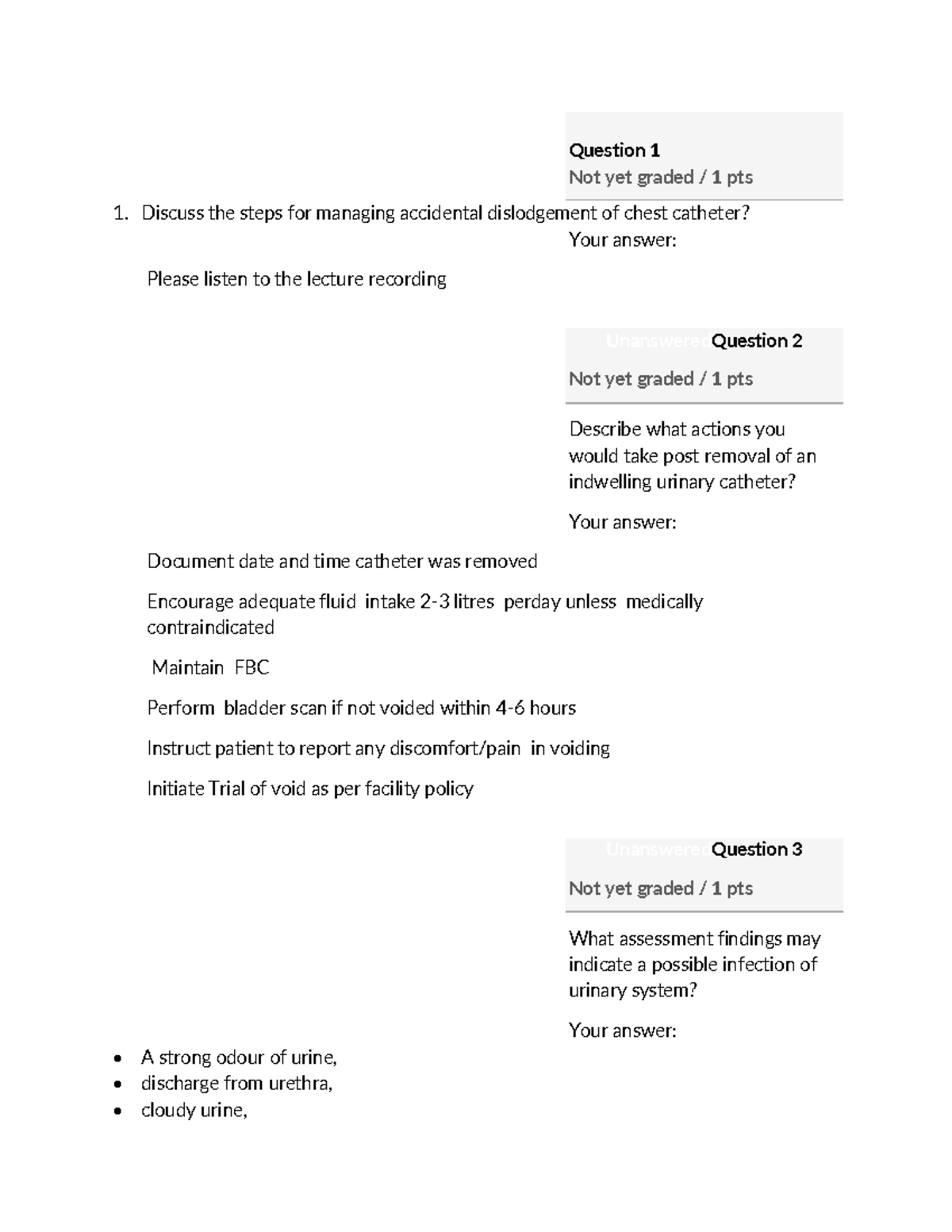 VIVA questions - Stage 4 VIVA - Question 1 Not yet graded / 1 pts ...