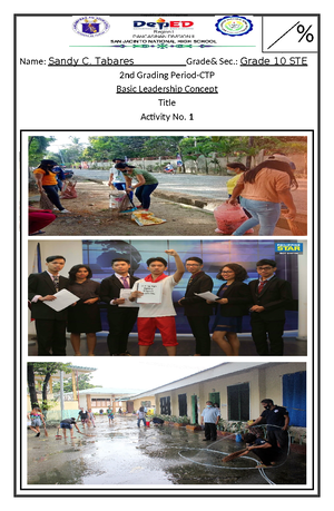 PED 031 Physical Activities Towards Health and Fitness 2 ( Pathfit 2) - PED 031: Physical ...