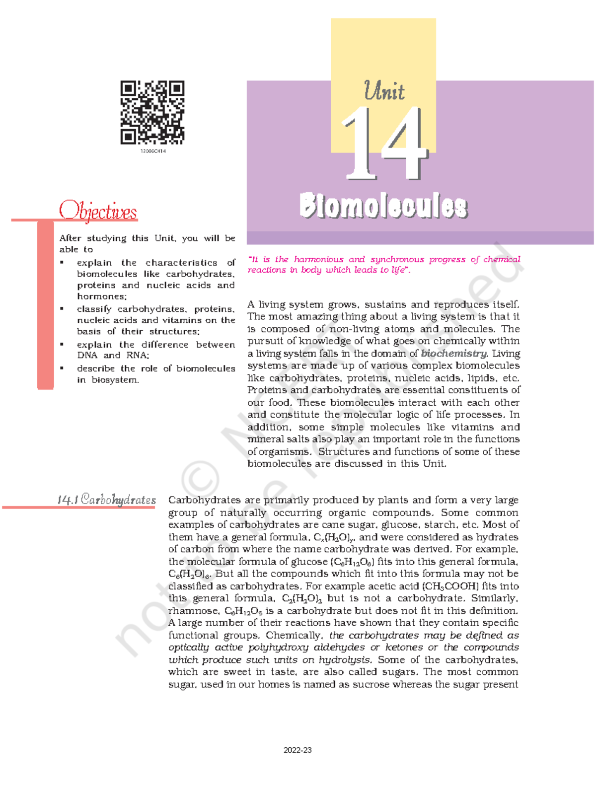 Lech205 - Chemistry notes - A living system grows, sustains and ...