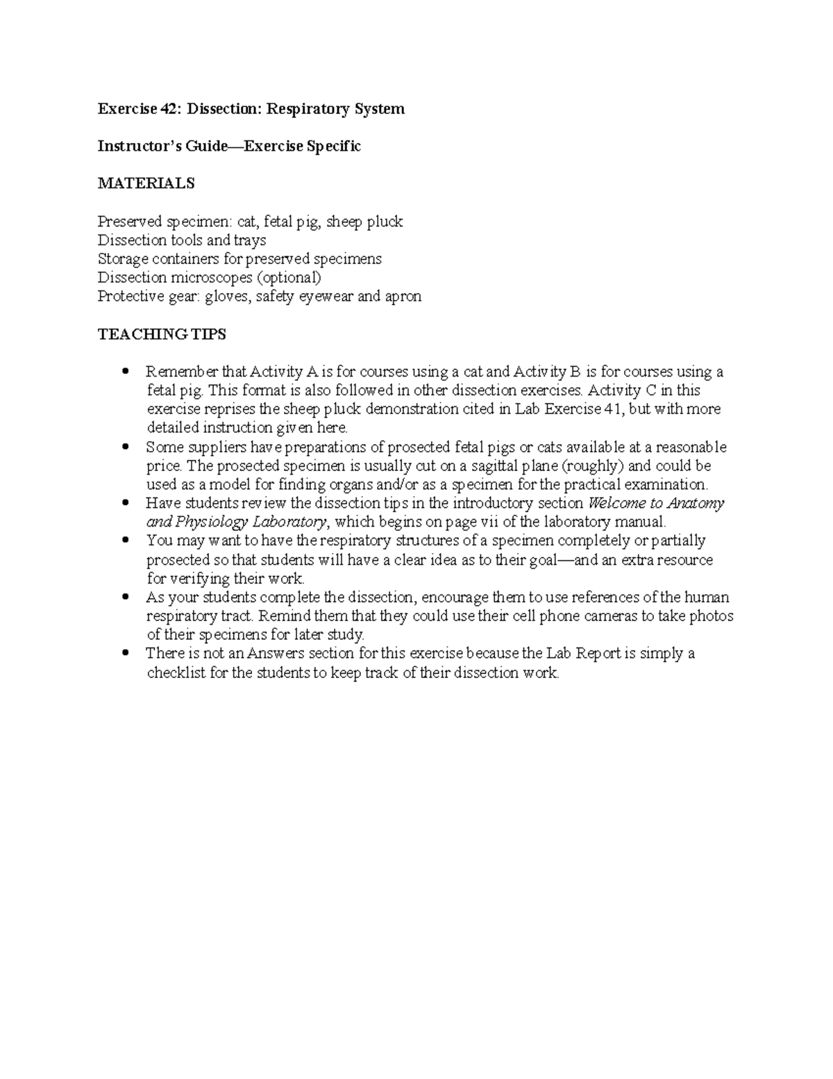 Exercise 42 - notes and reviewers with pointers and added key points ...