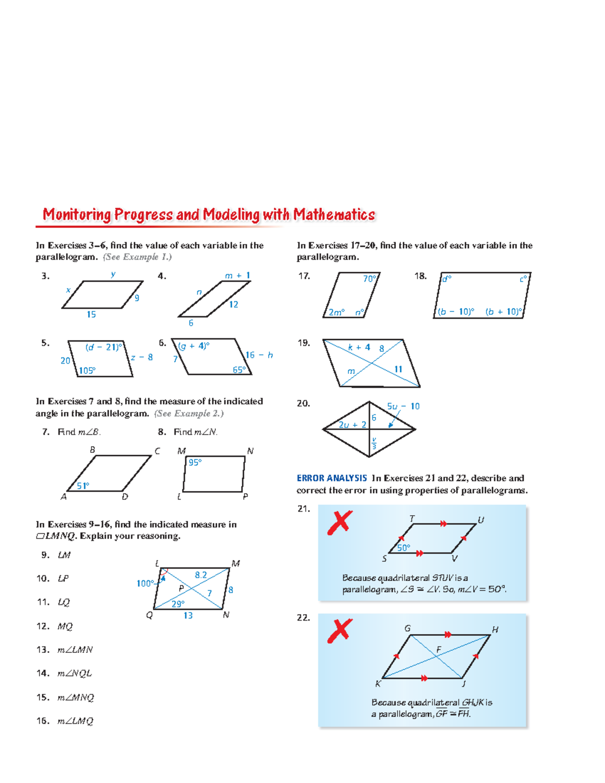 Tx geo 07 02 - notes - 376 Chapter 7 Quadrilaterals and Other Polygons ...