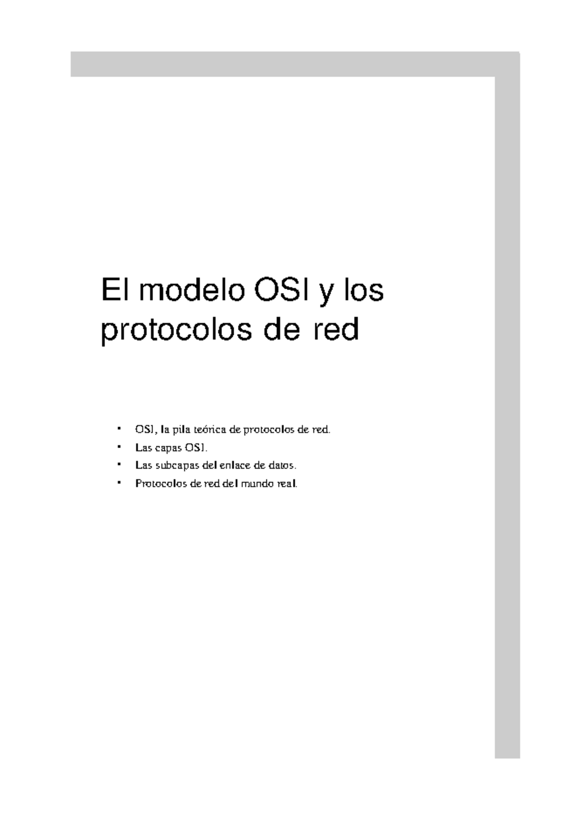 PILA OSI - OSI - Ingenieria en Informatica - El modelo OSI y los ...