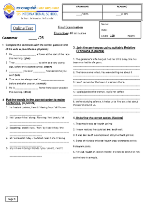 Word 2016 Core Practice Exam 1 - Word 2016 Core Practice Exam 1 Project ...