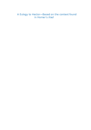 Aeneid ten marker example - Consider the passage Aeneid 1. 422-441 ...