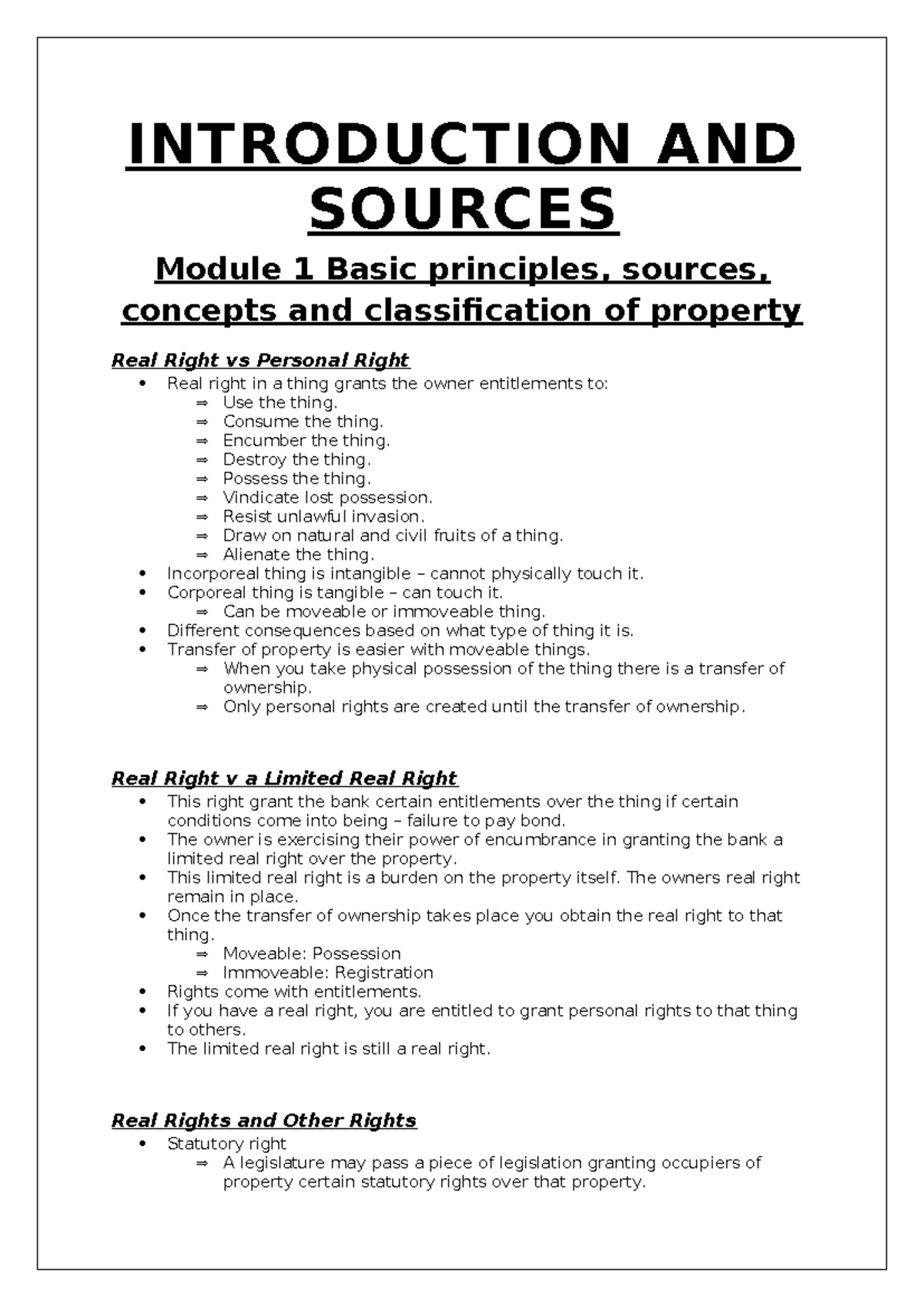 1 intro and sources - Summary of topic 1 - INTRODUCTION AND SOURCES ...