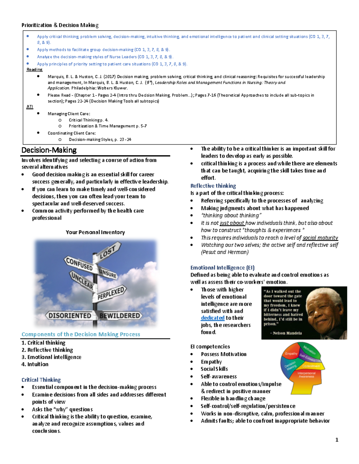 Prioritization Decision Making - Decision-Making Involves identifying ...