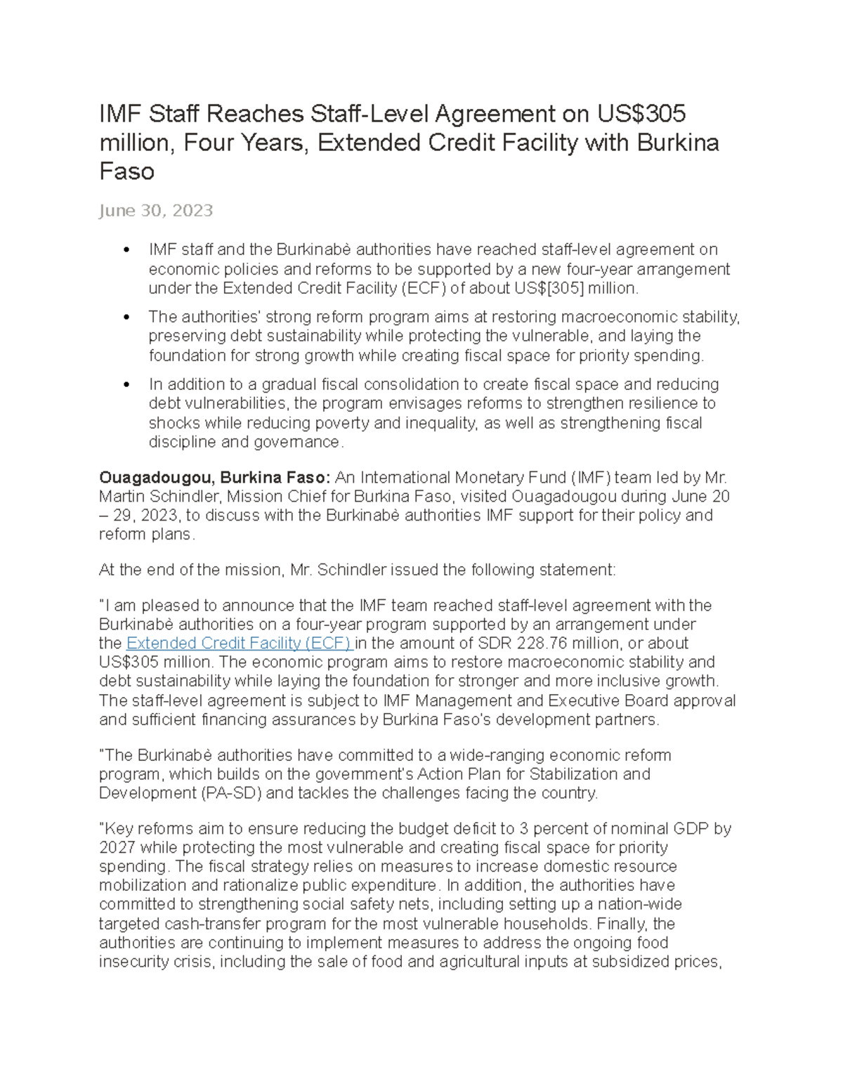 Imf 640 - International Monetary Finance - Financial Markets and ...