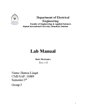Lab 6 - lab - Experiment 6: Investigate the Effect of Feedback on ...