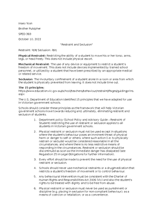 SED Guide to Identification Manual - Inseo Yoon Brother Pulsipher SPED ...