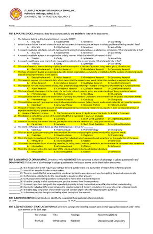 Rubric-chapter 1 - Rubrics.docx - DMin Chapter Rubric CHAPTER ONE ...