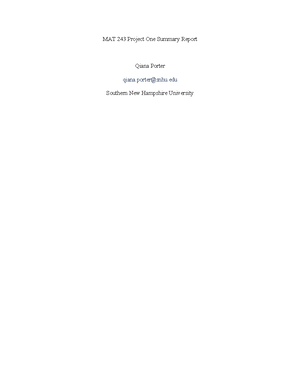 MAT 243 Module 4 Quiz - Question 1 3 3 points The null and alternative ...