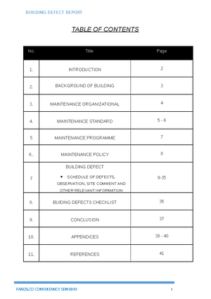 BSR 306 Task 1 - take note - BSR 306: BUILDING CONTROL 2 Name: MUHAMMAD ...