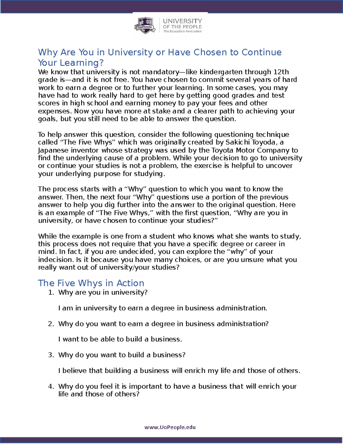 Practice Written Assignment Activity Worksheet 12 2022 - Why Are You in ...