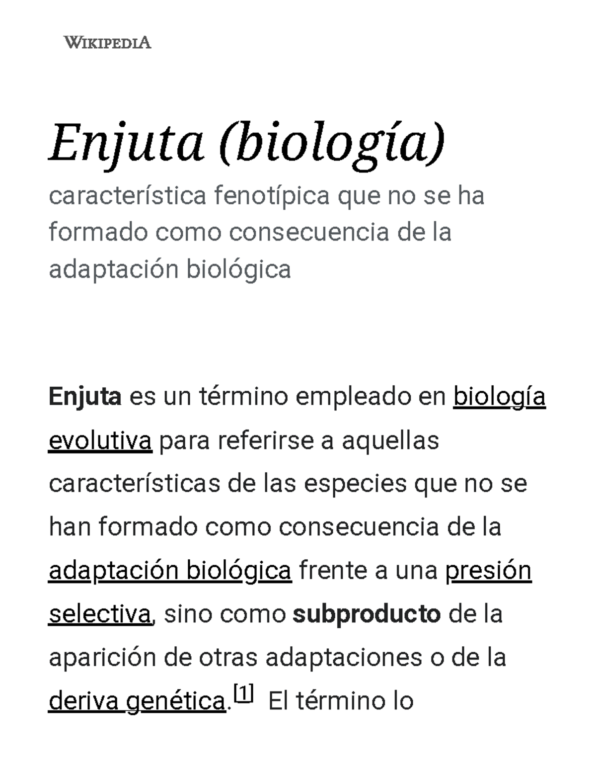 Enjuta (biología) - Wikipedia, la enciclopedia libre - Enjuta (biología ...