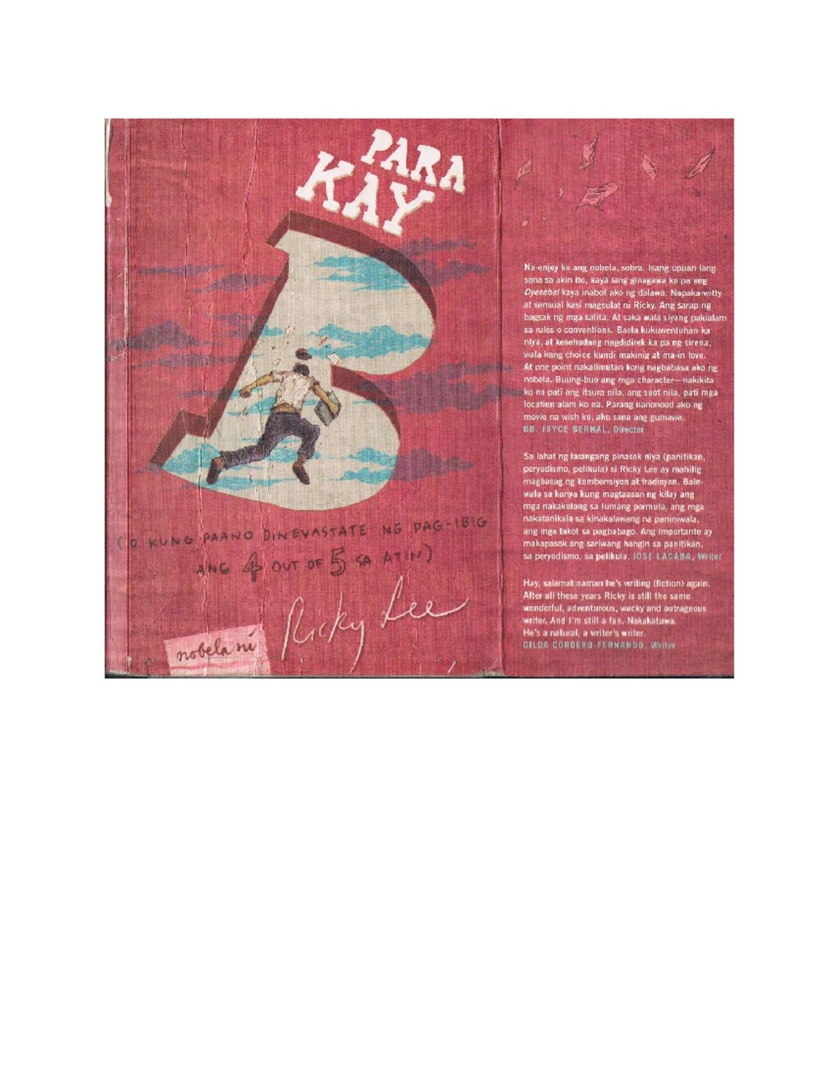 Para kay B o kung paano dinevastate ng pag-ibig ang 4 out of 5 sa atin ...