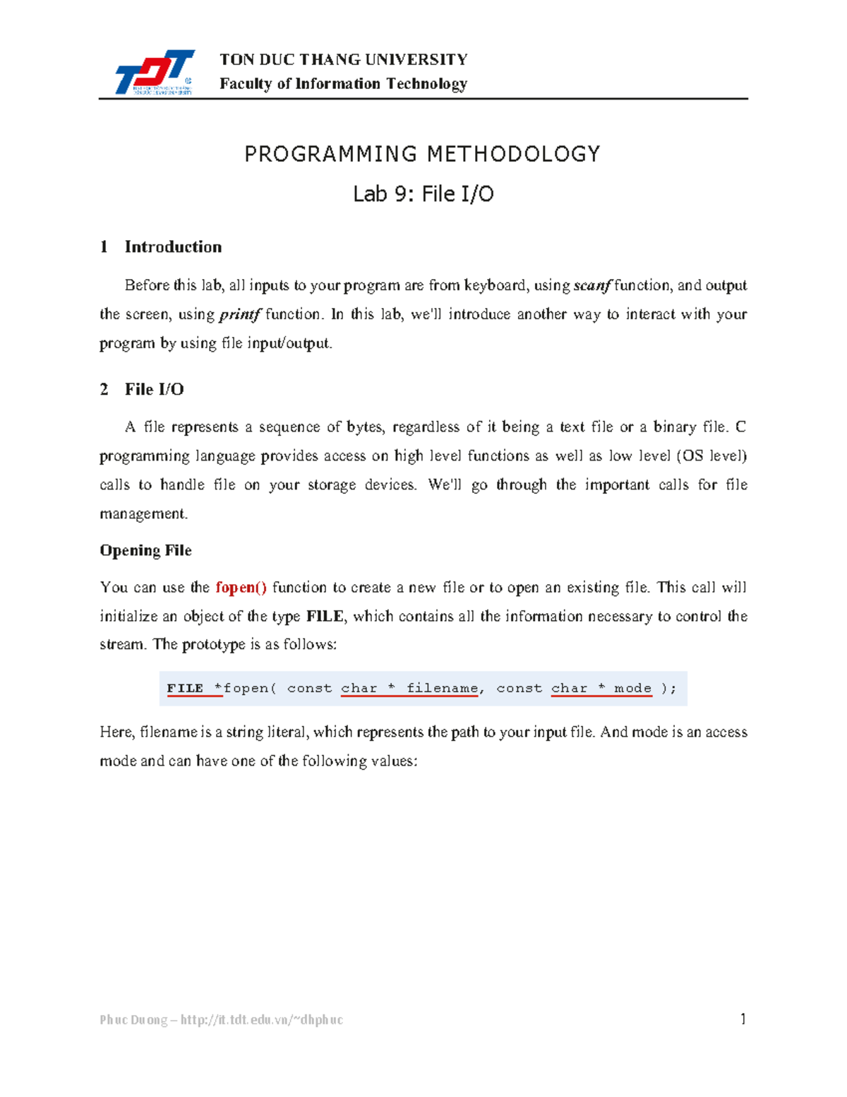 Lab9 ph - hcvnbbv - )DFXOW\ RI ,QIRUPDWLRQ 7HFKQRORJ\ Phuc Duong – it ...