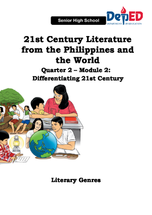 21stcenturylit q2 mod3 creativeliteraryadaptation v2 - CO_Q2_2CLPW SHS ...