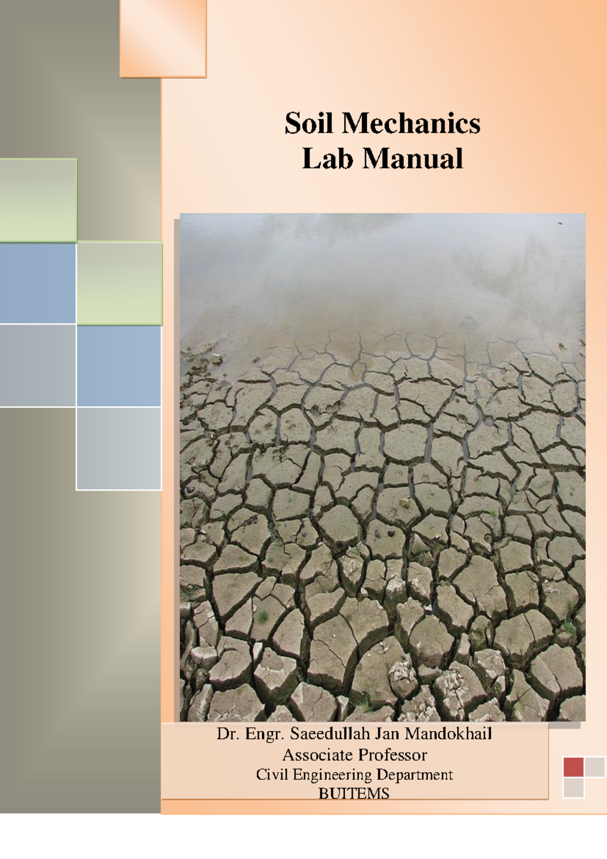 Soil Mechanics Lab Manual - Engr. Saeedullah Jan Mandokhail Associate ...