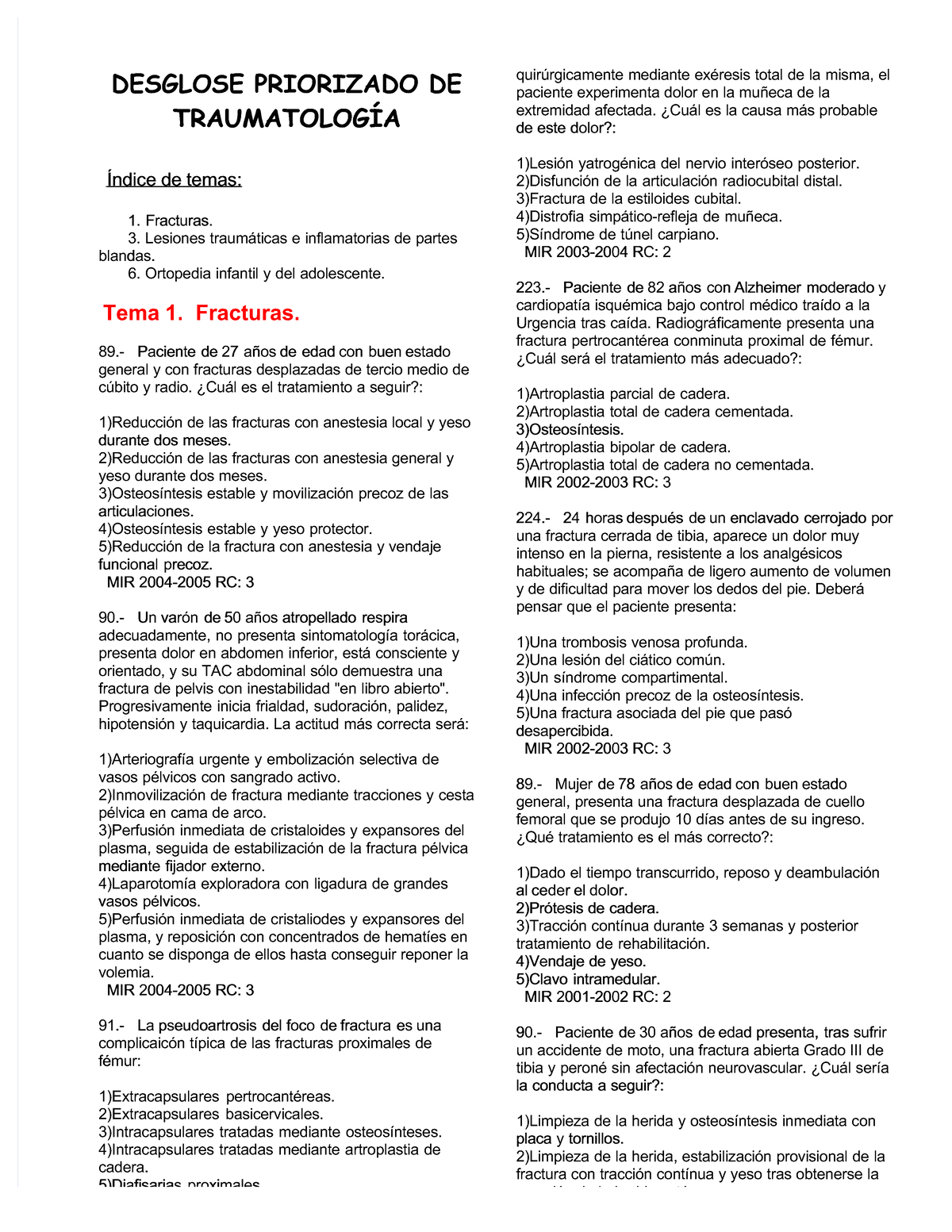 Pdf-cto-preguntas-y-respuestas-traumatologia compress - DESGLOSE PRIORIZADO DEDESGLOSE ...