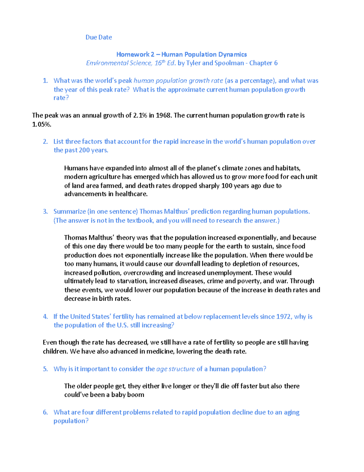 ESSH 1101 Homework Unit 02 Human Population - Homework 2 – Human ...