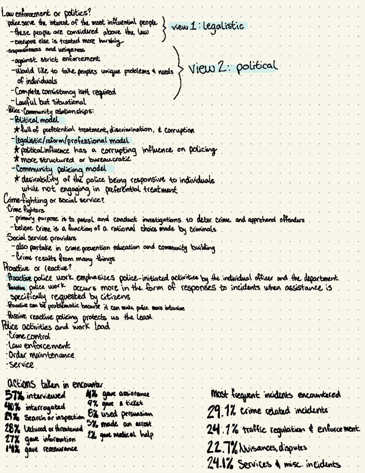 Law Enforcement 3 - Professor - SOCI 221IS - Studocu