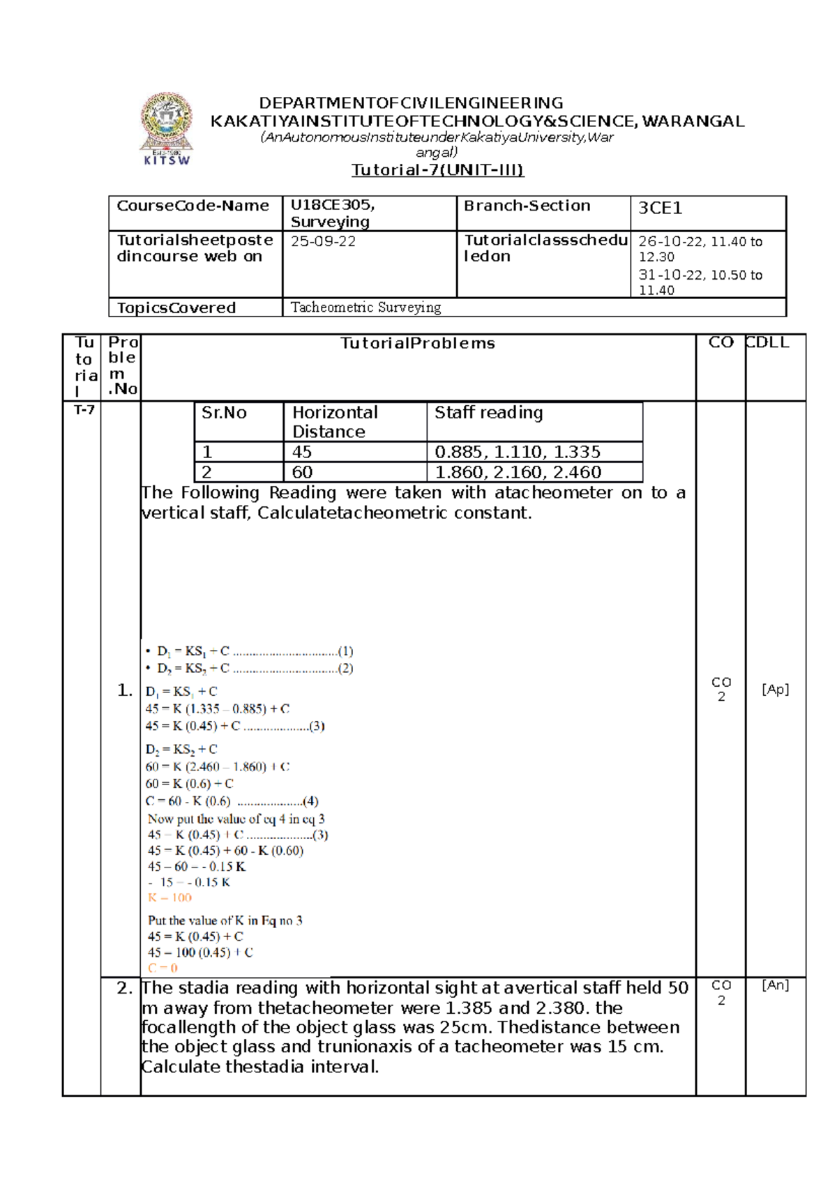 Sur T-7 Key - Important notes on Advance data structure ...