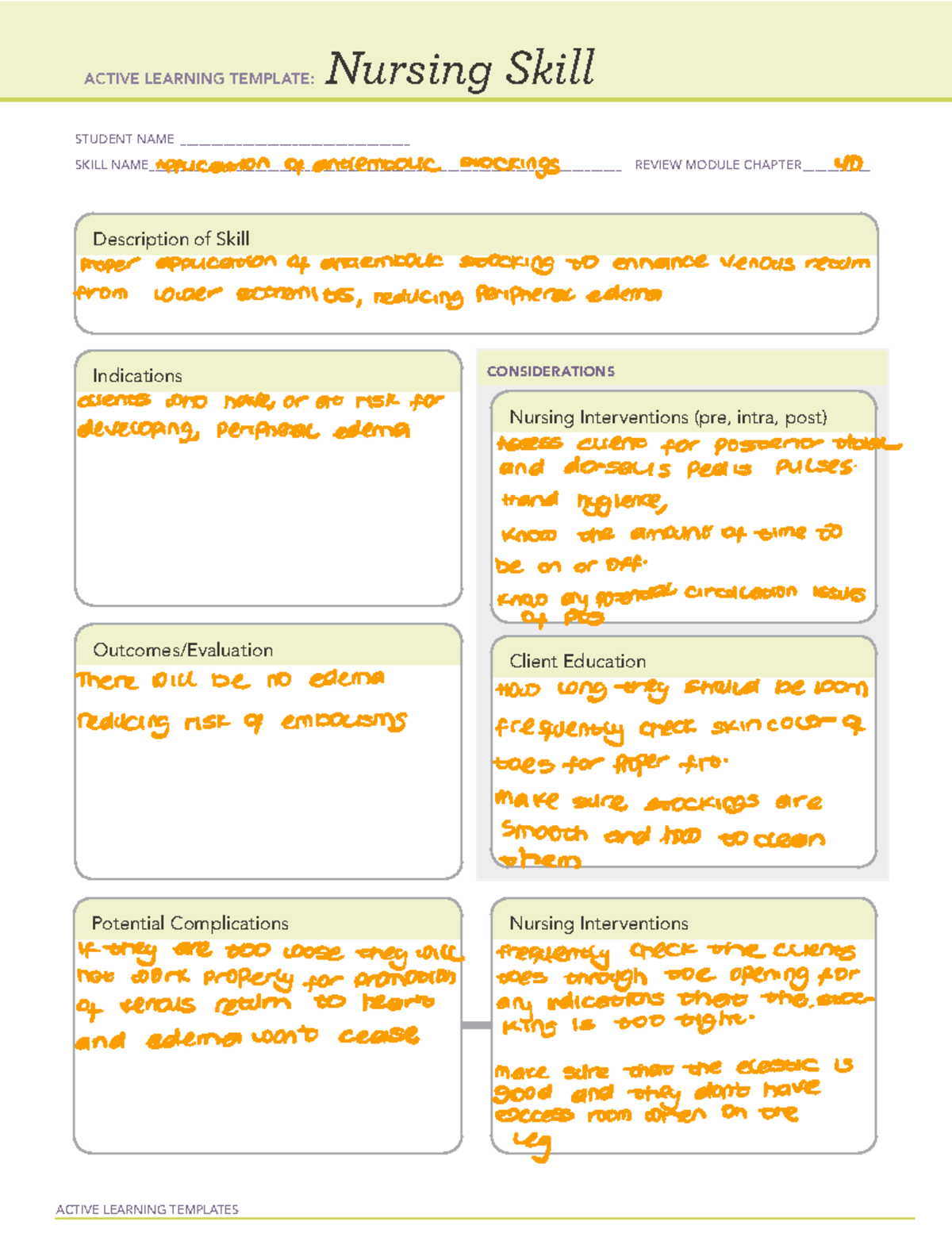 Nursing skill restricted - ACTIVE LEARNING TEMPLATES Nursing Skill ...