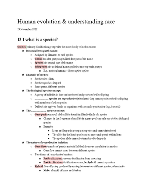 Humans and disease - Notes from lecture and the textbook, excellent ...