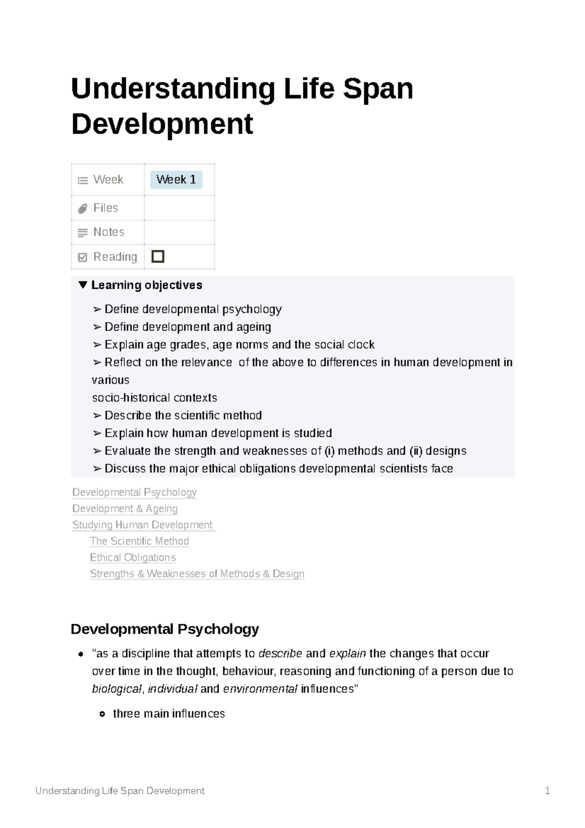 Understanding Life Span Development - Understanding Life Span ...
