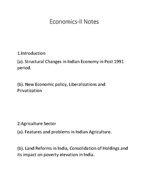 Sociology semester 2 notes - SOCIOLOGY – II NOTES SOCIOLOGY- II LEGAL ...