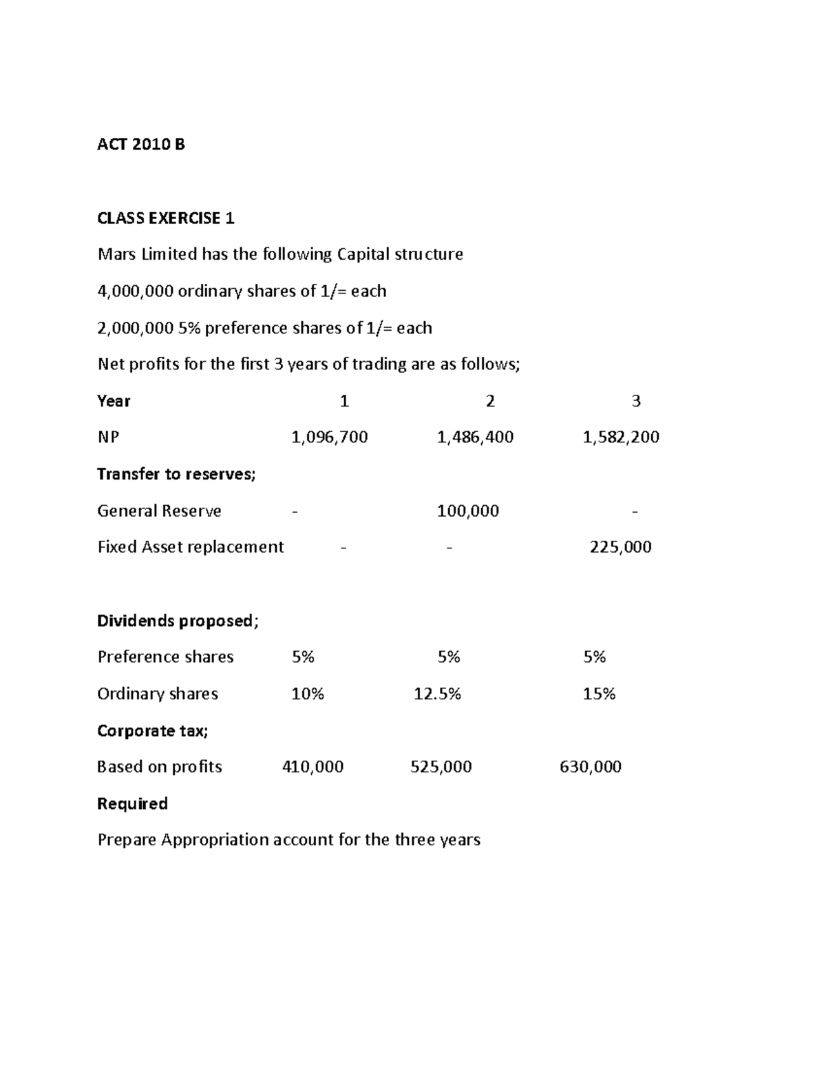 ACT%202010 %20WEEK%202%20%263%20 Company%20 Accounts - ACT 2010 B CLASS ...