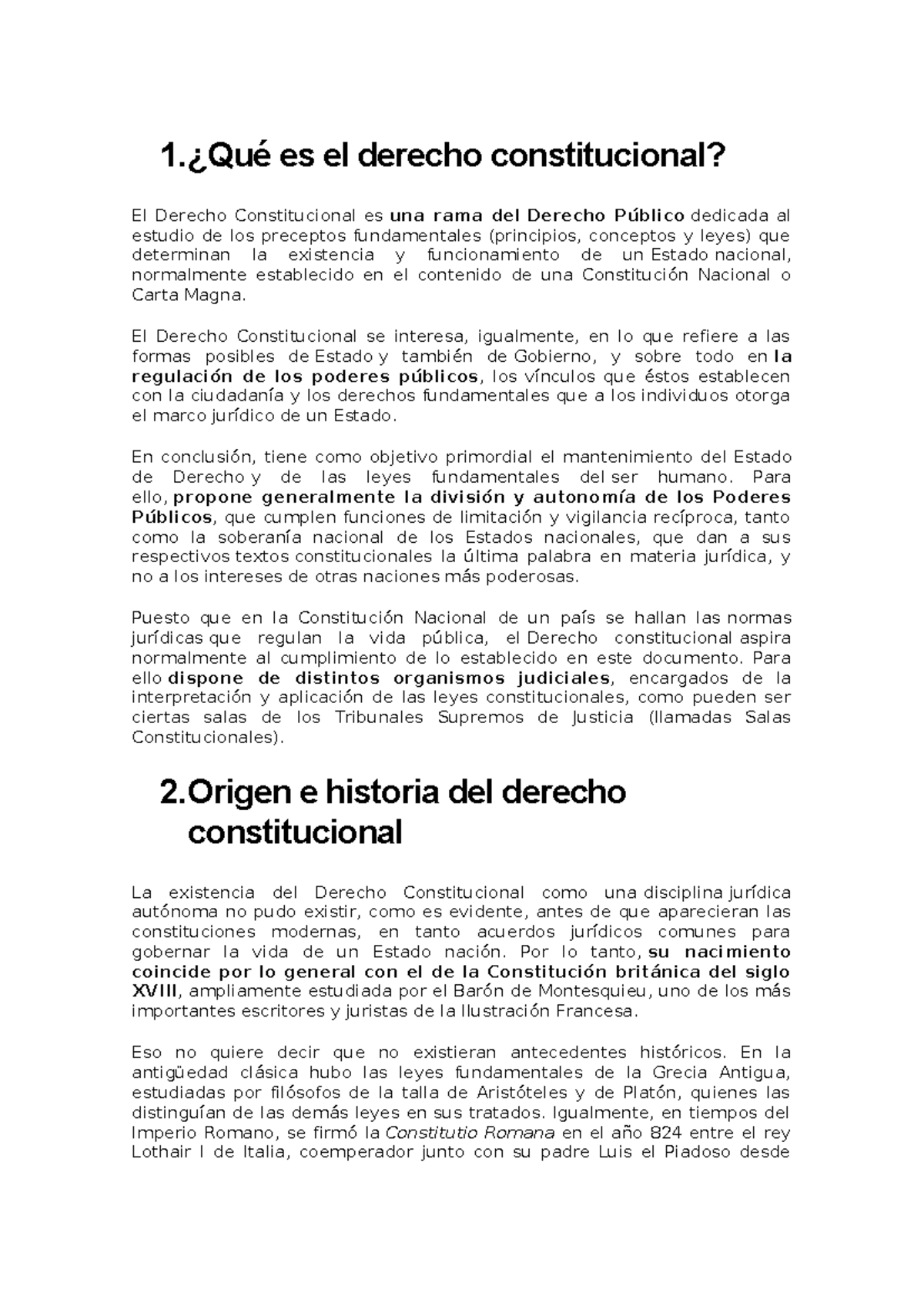 Qué es el derecho constitucional - 1.¿Qué es el derecho constitucional ...