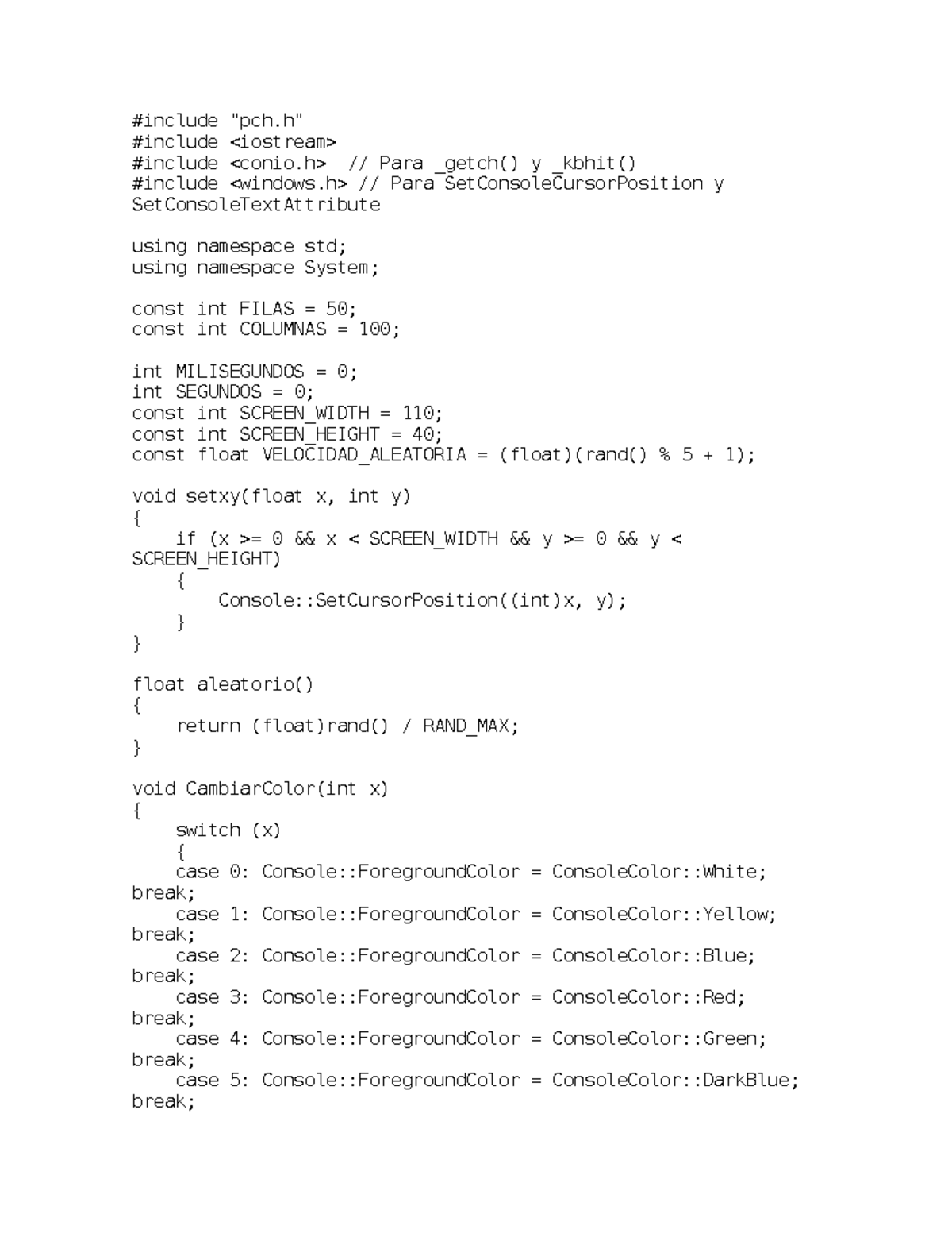 GAME JAM - GameJam (trabajo) - #include "pch" #include #include - Studocu