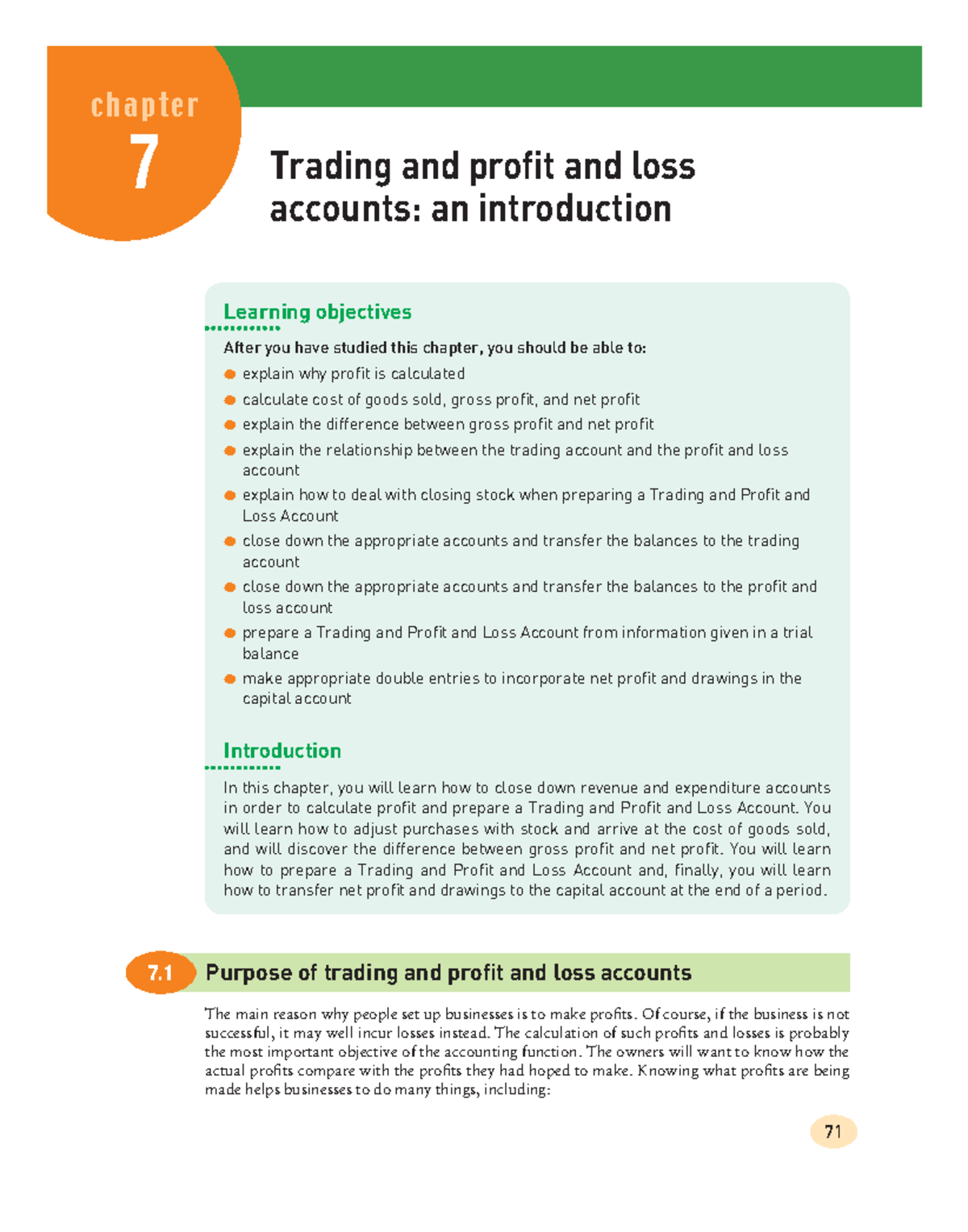 INCOME STATEMENT AND BALANCESHEET - Trading and profit and loss ...